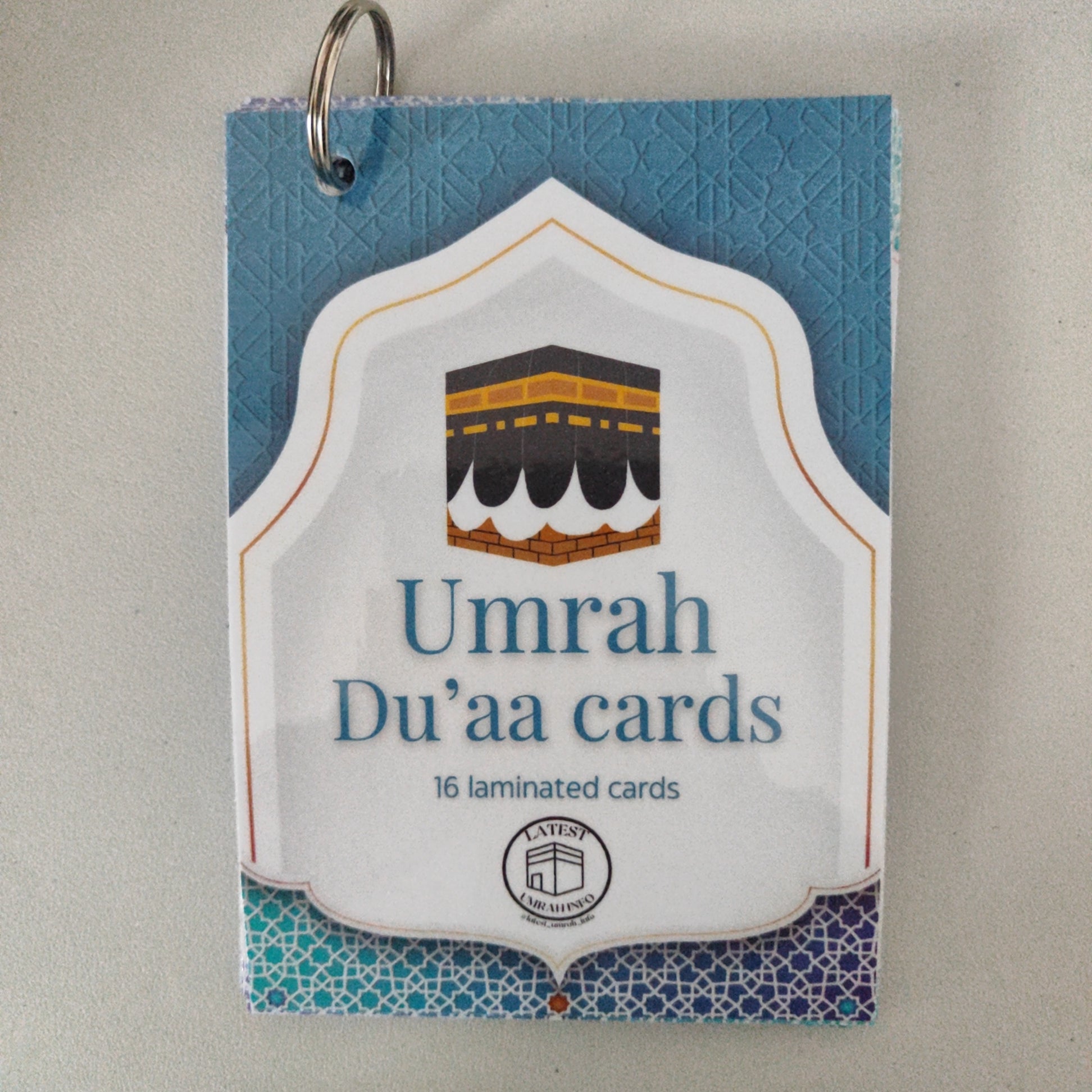 Laminated Umrah Duaa Cards: A5 & A6 – SUHAYLA