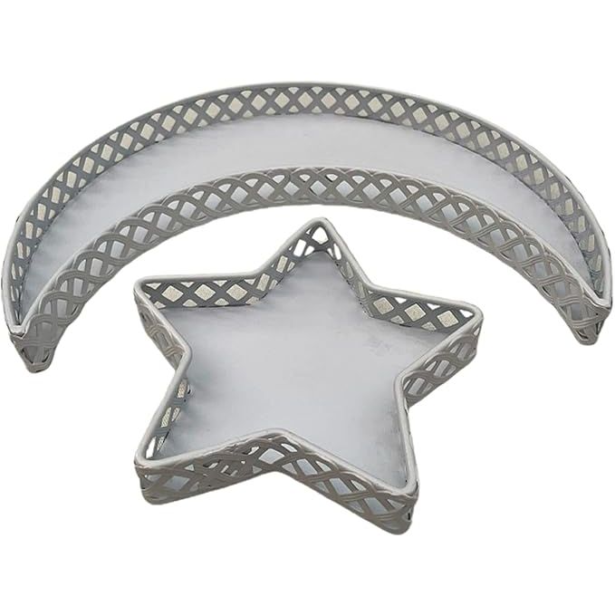 Moon & Star Tray: Metal - White – SUHAYLA